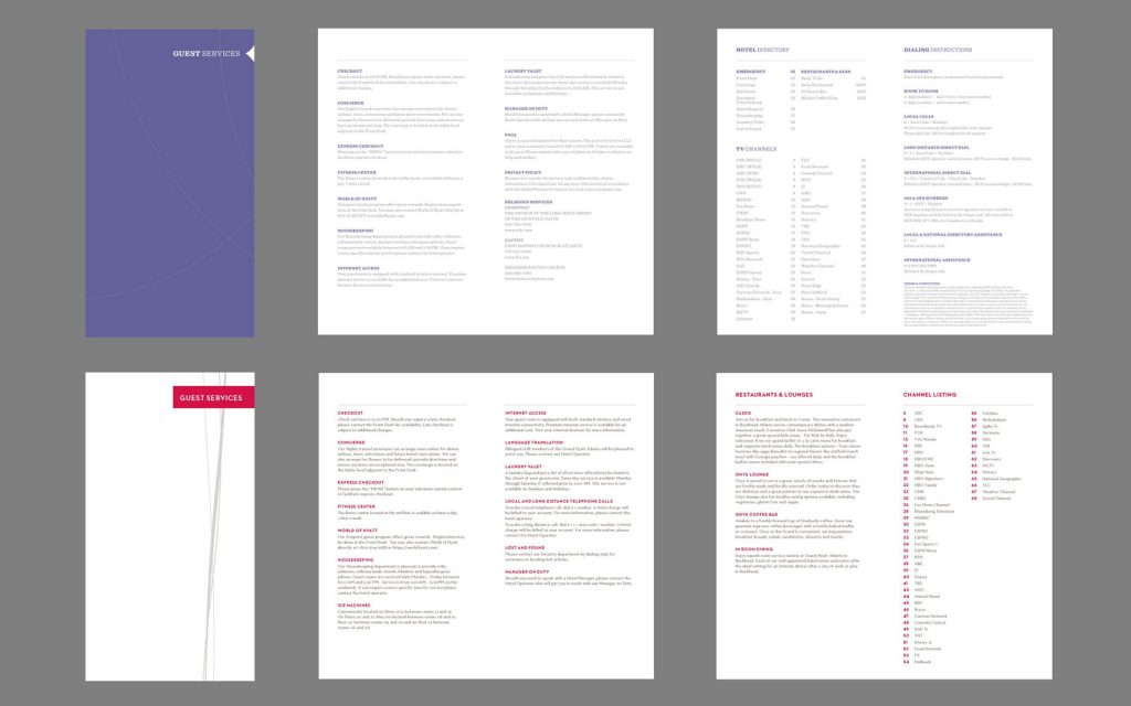 In-Room Collateral - NVISION, A BradyPLUS Company