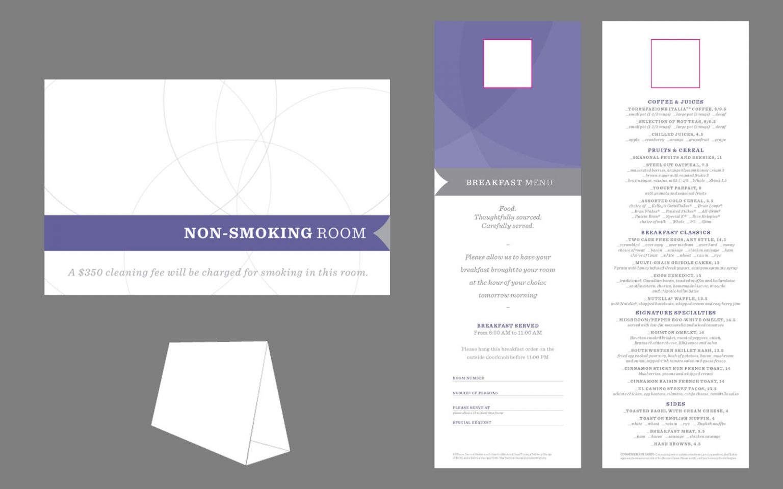 In-Room Collateral - NVISION, A BradyPLUS Company